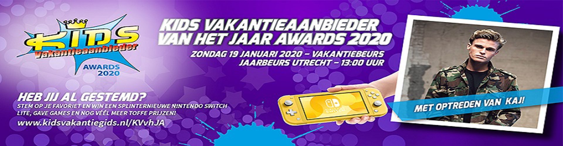 Kids vakantie aanbieder van het jaar!